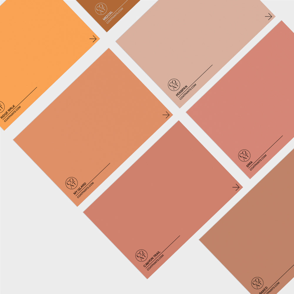 Peinture écologique premium - Pack d'échantillons tons terracotta ...